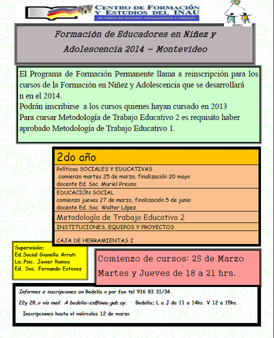 140325 – CENFORES: El Programa de Formación Permanente invita a ...